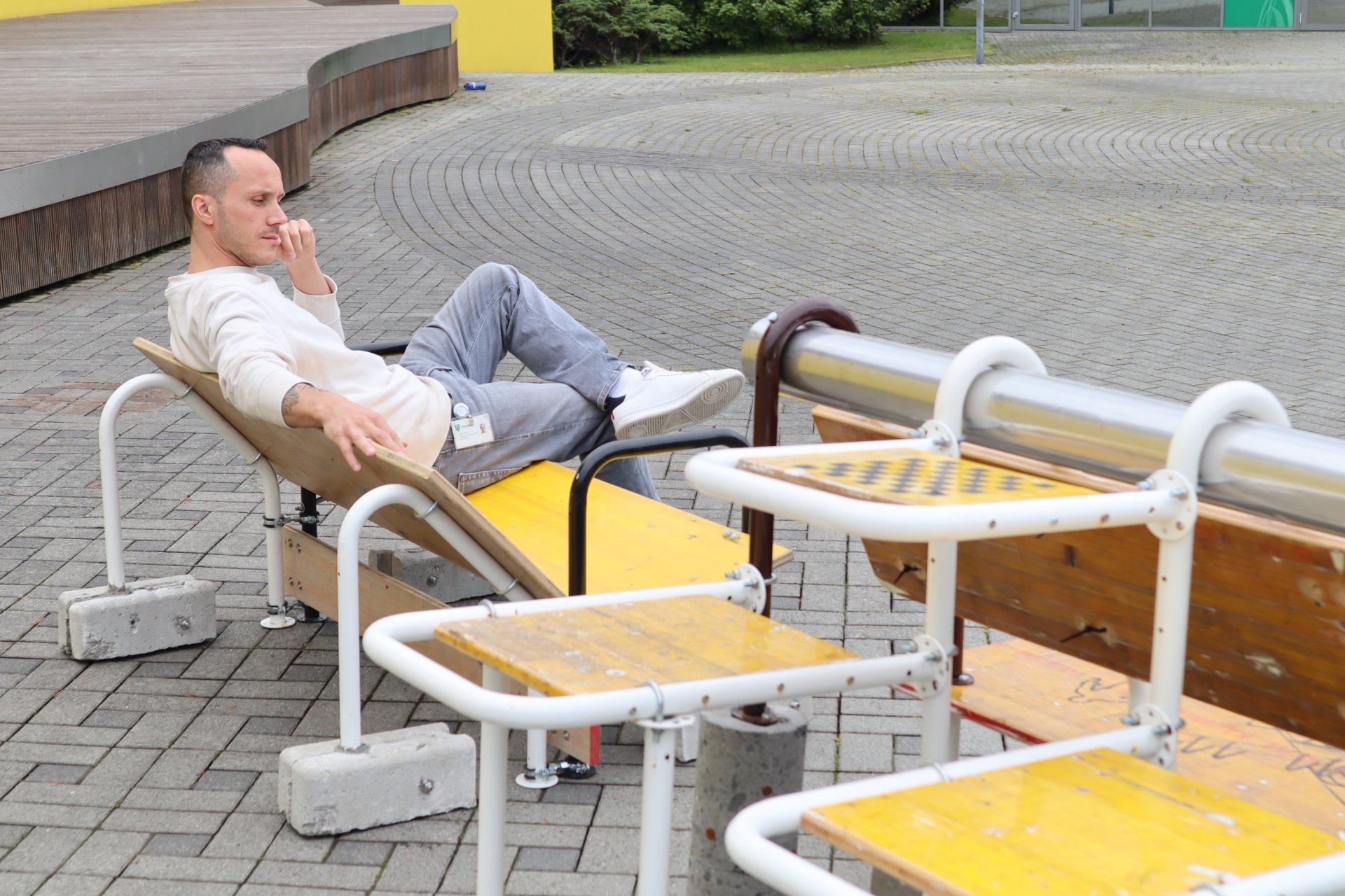 Skúlptúr sem má sitja á | Kópavogur